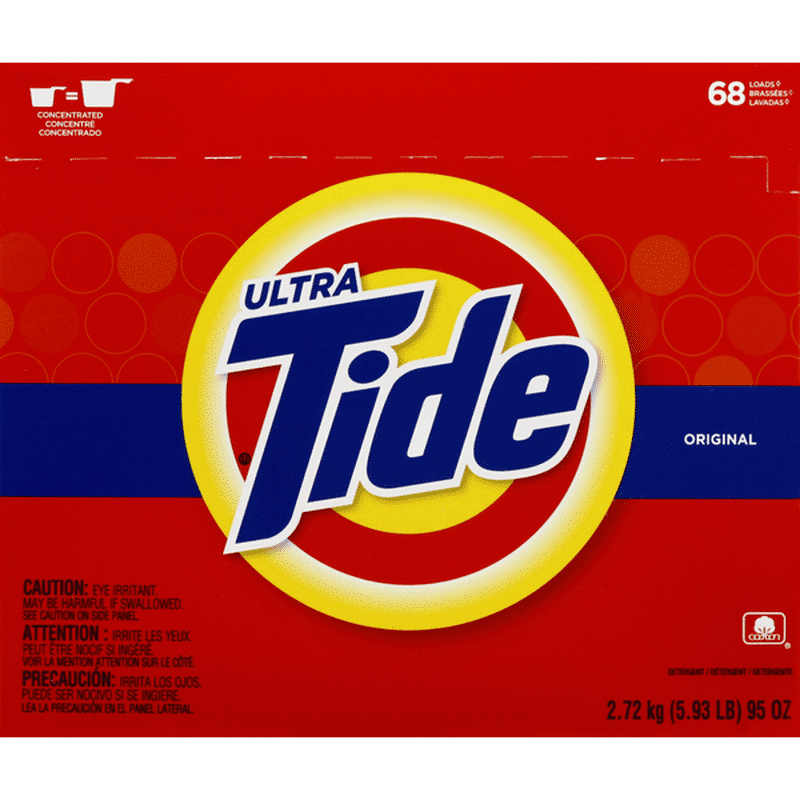 Tide Detergent, Ultra, Original (95 oz) - Instacart