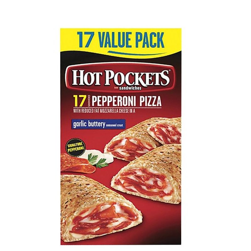 Hot Pockets Pepperoni Pizza Frozen Sandwiches (76.5 oz) - Instacart