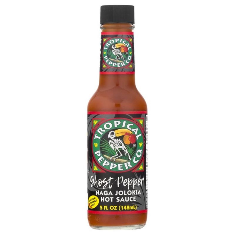 Tropical Pepper Co Ghost Pepper Naga Jolokia Hot Sauce 5 Fl Oz