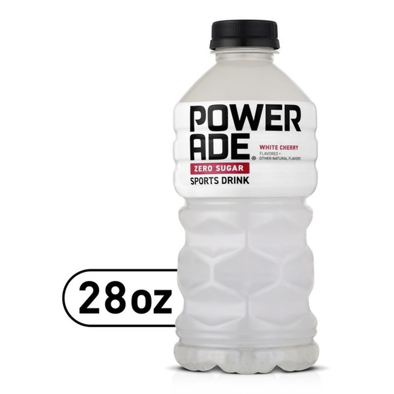 Powerade Sugar White Cherry, Ion4 Electrolyte Enhanced Fruit Flavored ...