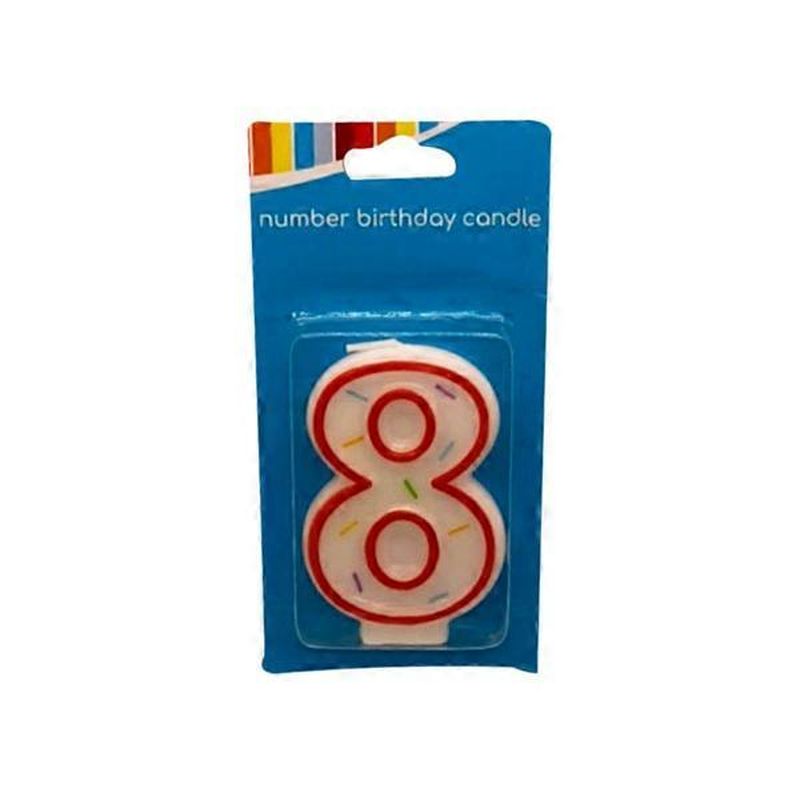 Number 8 Birthday Candle (each) - Instacart