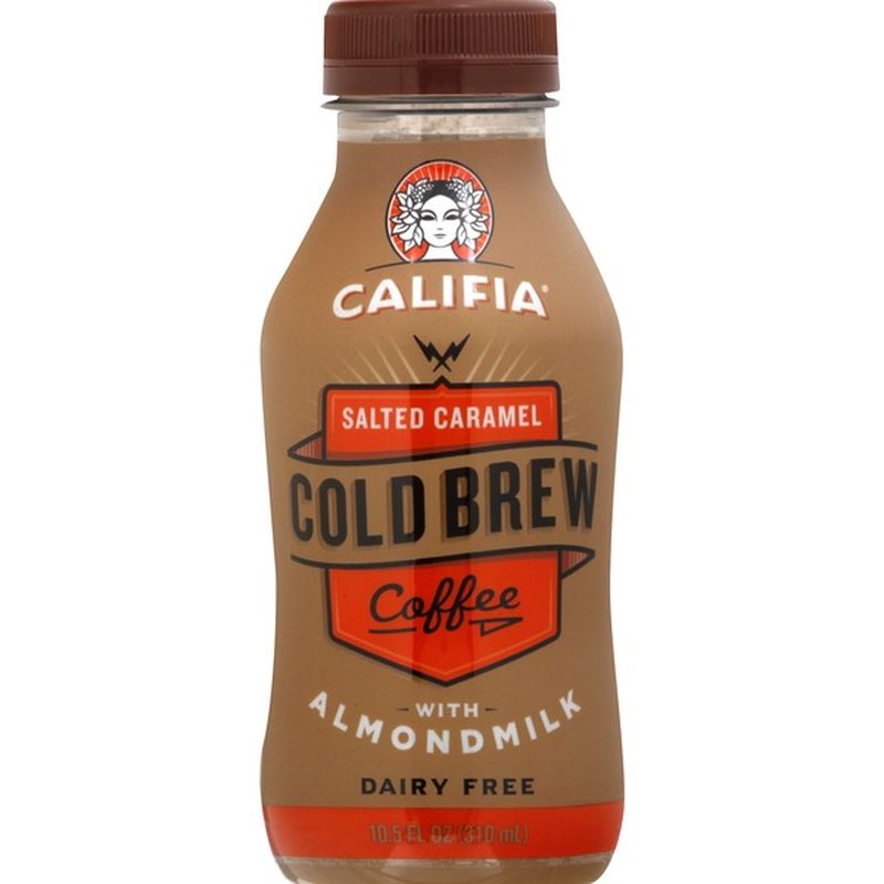 Califia Farms Salted Caramel Cold Brew Coffee with Almondmilk (10.5 oz ...