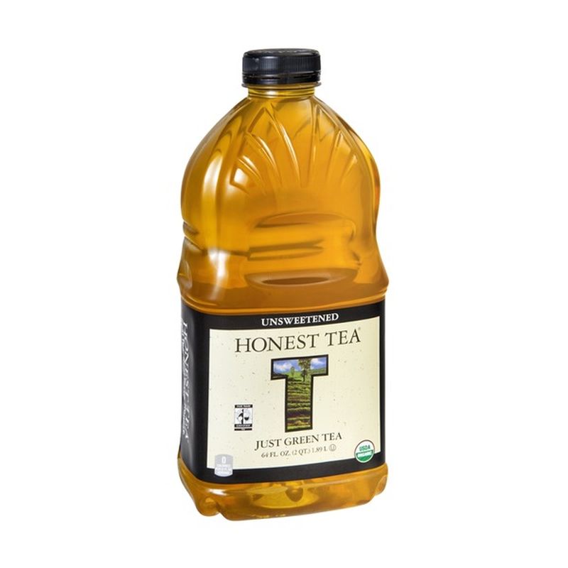 Honest Tea Organic Unsweetened Just Green Tea Drink (64 fl oz) - Instacart