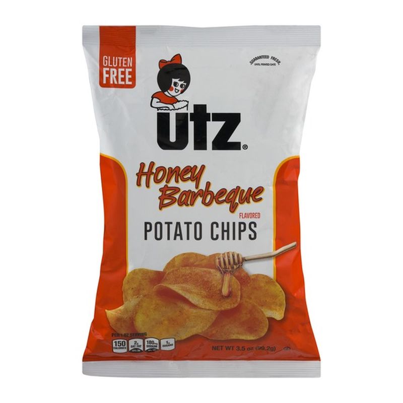Utz Honey Barbeque Potato Chips (3.5 oz) - Instacart