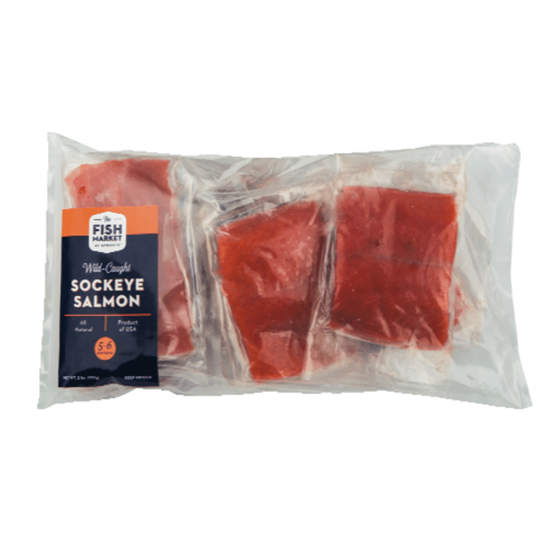 Sprouts Fish Market Wild Caught Frozen Sockeye Salmon (2 lb) - Instacart