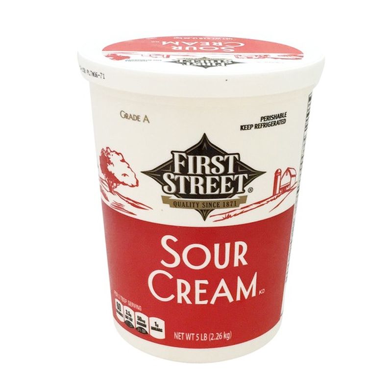 First Street Sour Cream, Original (5 lb) - Instacart