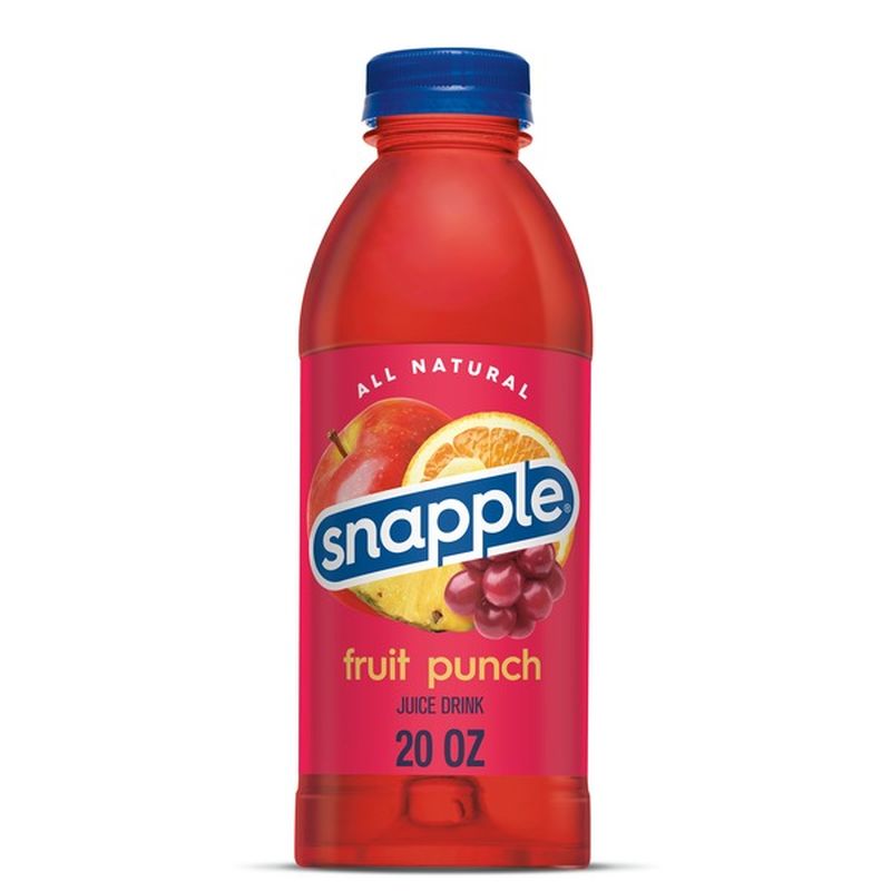 Snapple Fruit Punch Juice Drink (20 fl oz) - Instacart