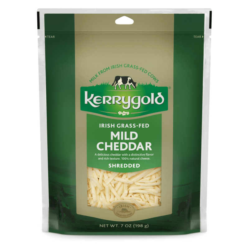 Kerrygold Grass Fed Mild Irish Cheddar Shreds 7 Oz Instacart