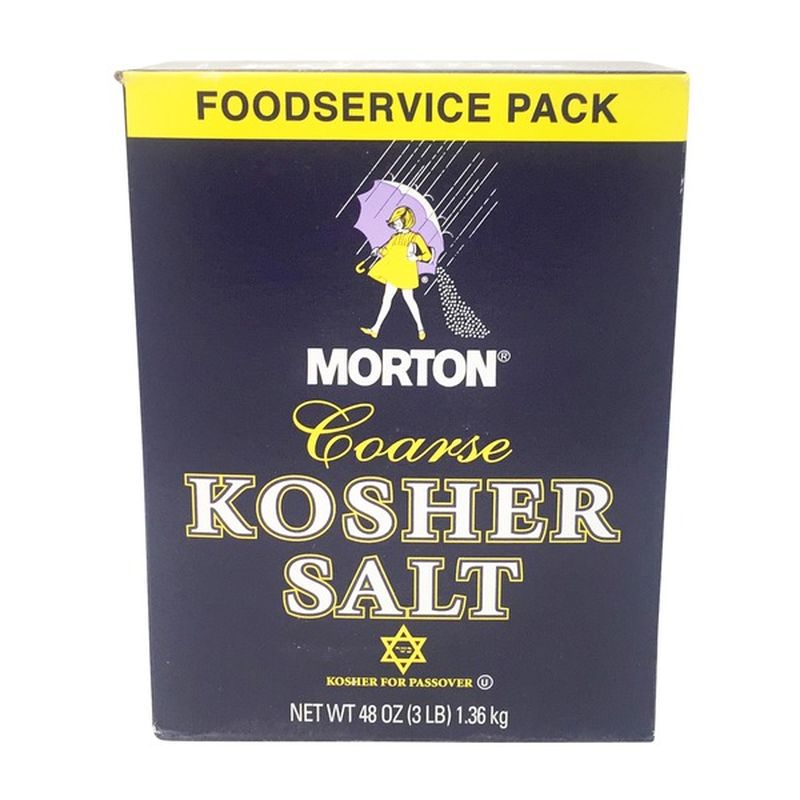 Morton Kosher Salt, Coarse (3 lb) - Instacart