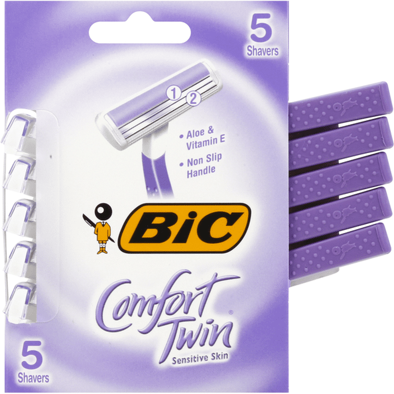 BiC Shaver, Sensitive Skin (5 each) - Instacart