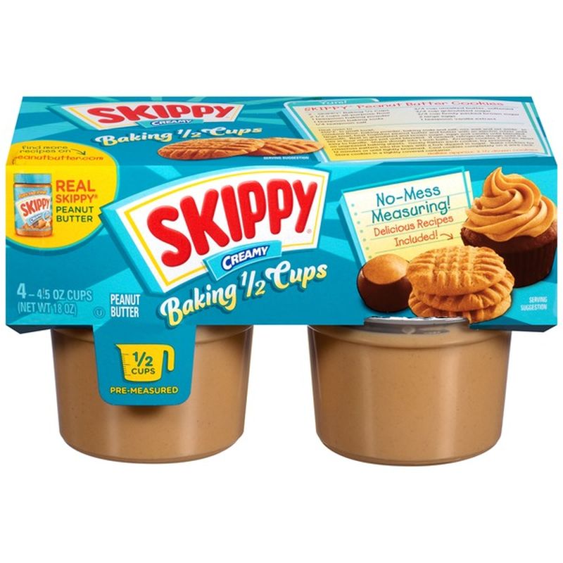 Skippy Baking 1/2 Cups Peanut Butter (4.5 oz) - Instacart