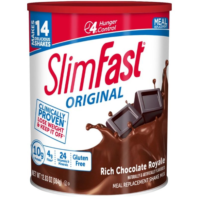 SlimFast Original Meal Replacement Shake Mix Rich Chocolate Royale (12. ...