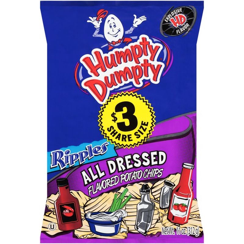 Humpty Dumpty Ripples All Dressed Flavored Potato Chips (11 oz) - Instacart