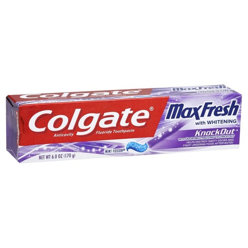 Colgate Toothpaste, Anticavity Fluoride, Mint Fusion (6 oz) - Instacart