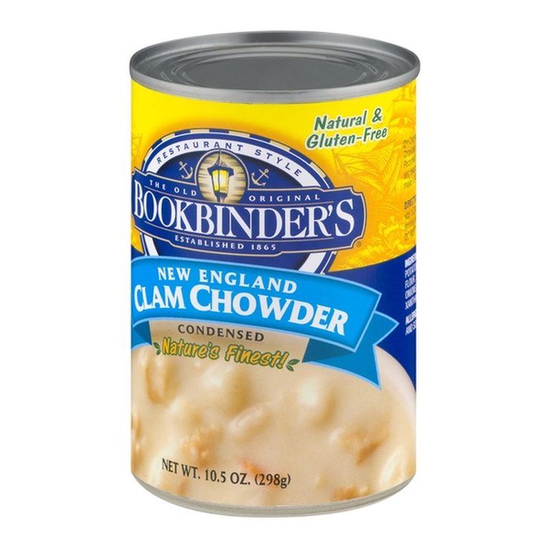Bookbinder's New England Clam Chowder (10.5 oz) - Instacart
