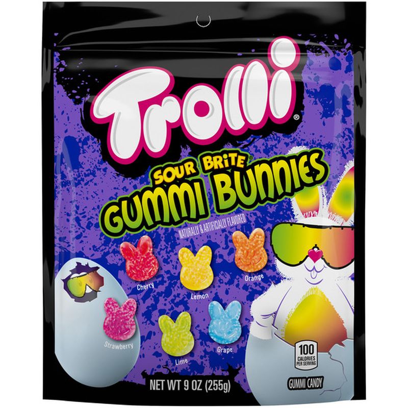 Trolli Cherry, Lemon, Orange, Strawberry, Lime, Grape FLAVORED SOUR ...