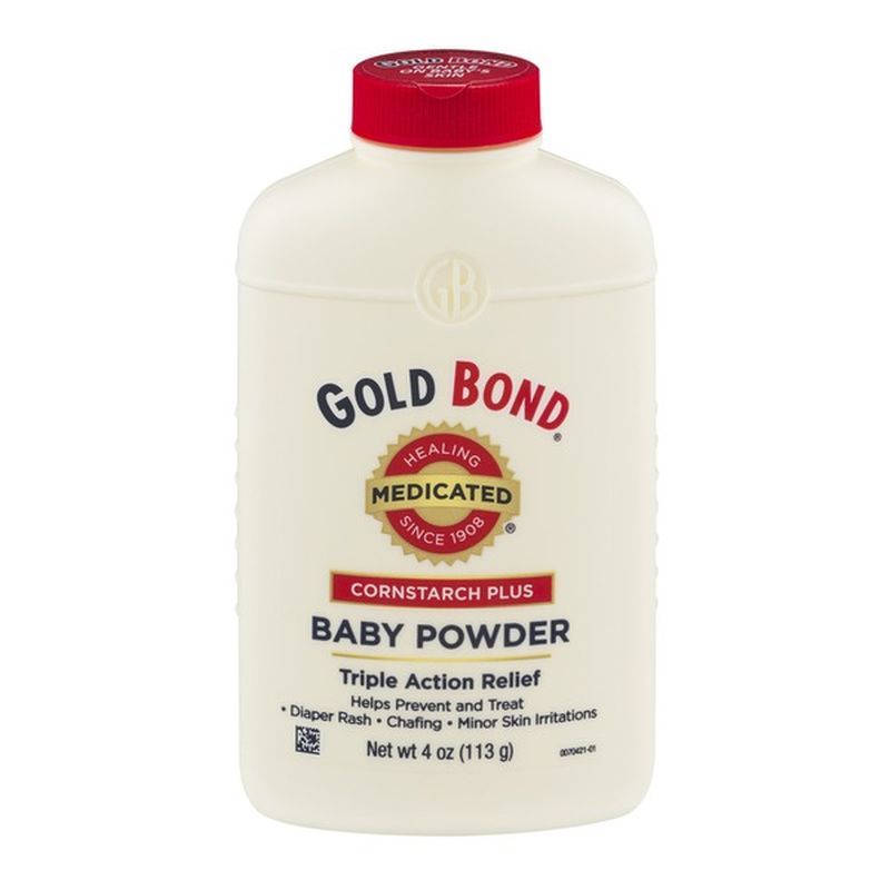 Gold Bond Baby Powder, Medicated, Cornstarch Plus (4 oz) - Instacart