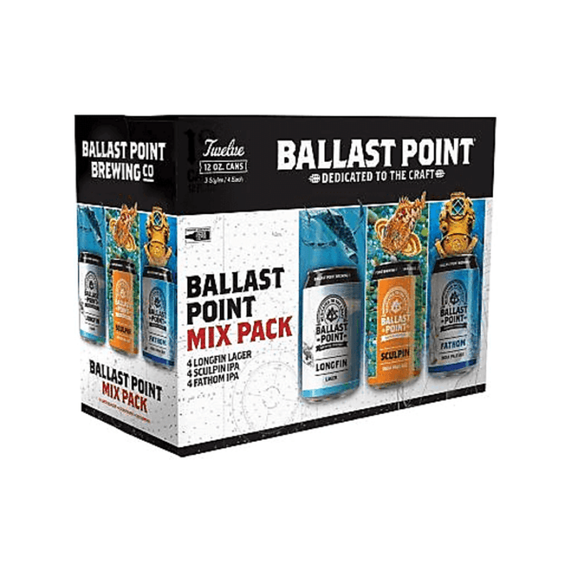 Ballast Point Brewery Discovery Mix Pack Can (12 fl oz) - Instacart