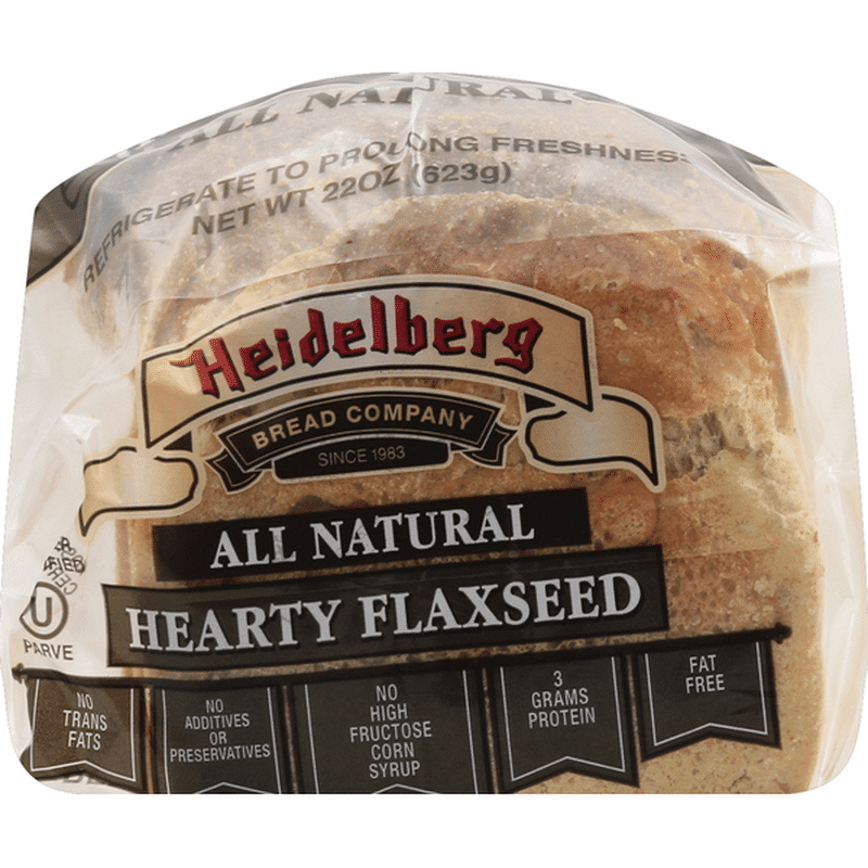 Heidelberg Bread Bread, Hearty Flaxseed (22 oz) - Instacart