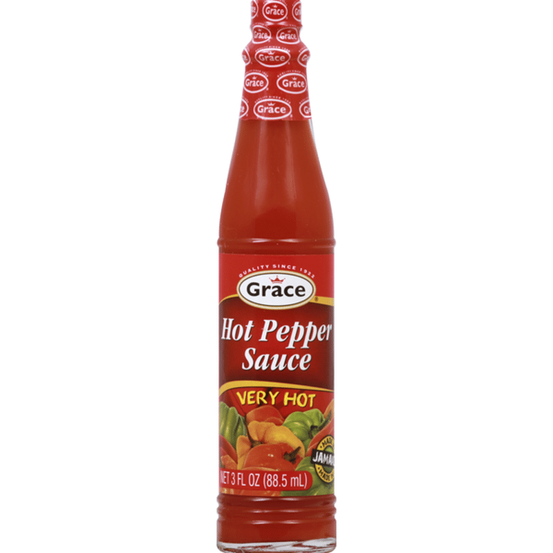 Grace Hot Pepper Sauce, Very Hot (3 oz) - Instacart