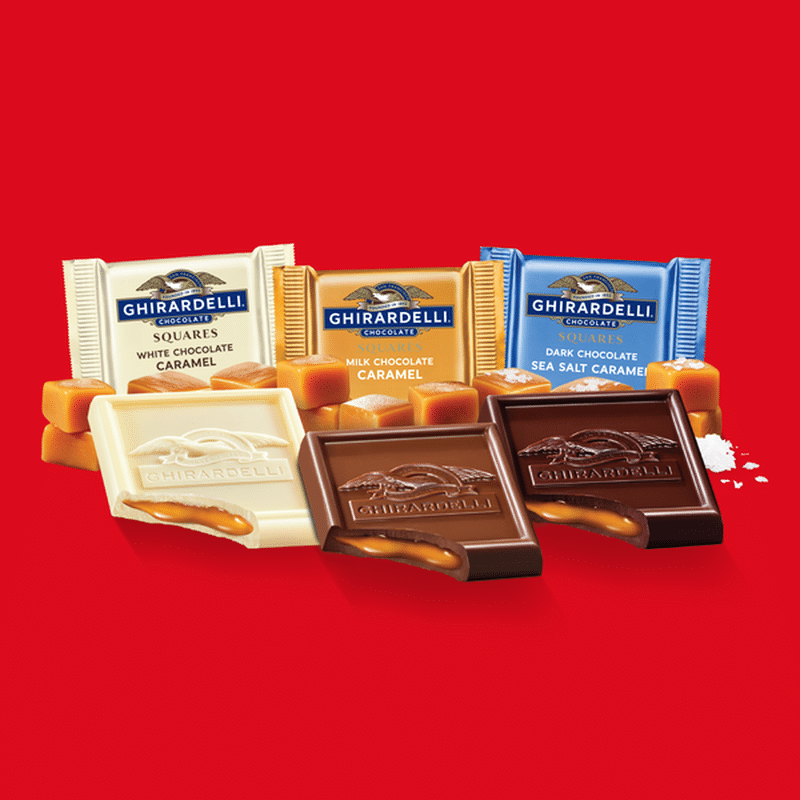 Ghirardelli Chocolate Caramel Squares Assortment (16.1 oz) - Instacart