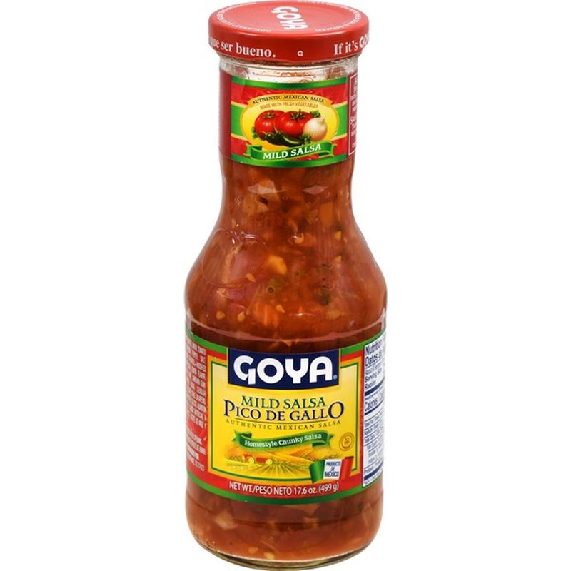 Goya Pico de Gallo, Mild Authentic Mexican Salsa (17.6 oz) Delivery or ...