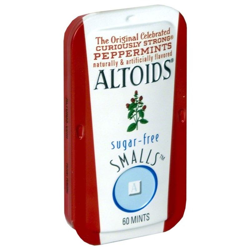 Altoids Mints, Sugar-Free, Peppermints (60 each) - Instacart
