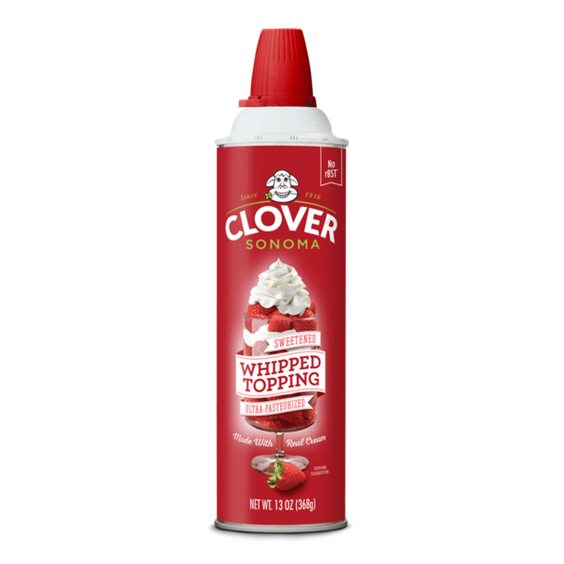Clover Sonoma Conventional Whipped Topping Aerosol (13 oz) - Instacart