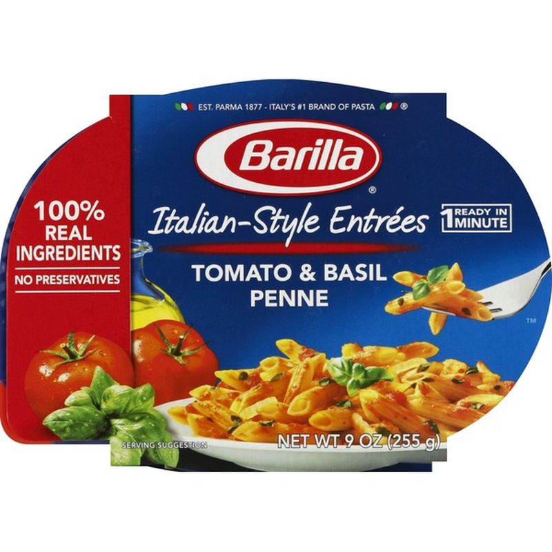 Barilla® Italian-Style Entrées Microwaveable bowls Penne Pasta with ...