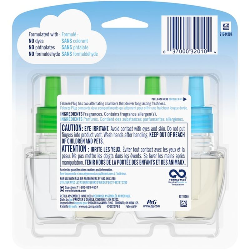 Febreze Noticeables Scented Oil Refill, Gain Original/Fresh Linen (0.87 ...