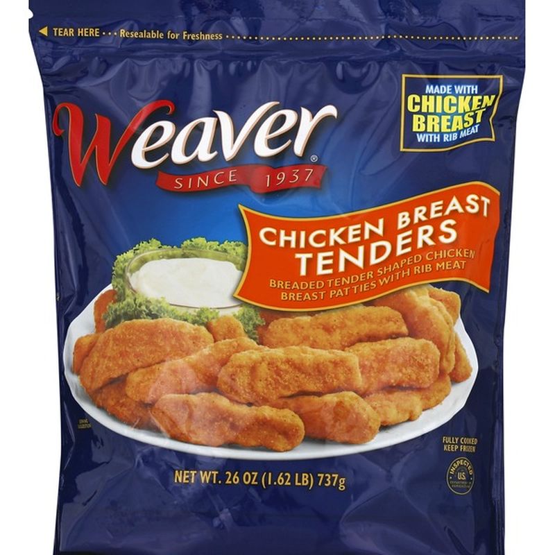 Weaver Chicken Breast Tenders (1.5 lb) - Instacart