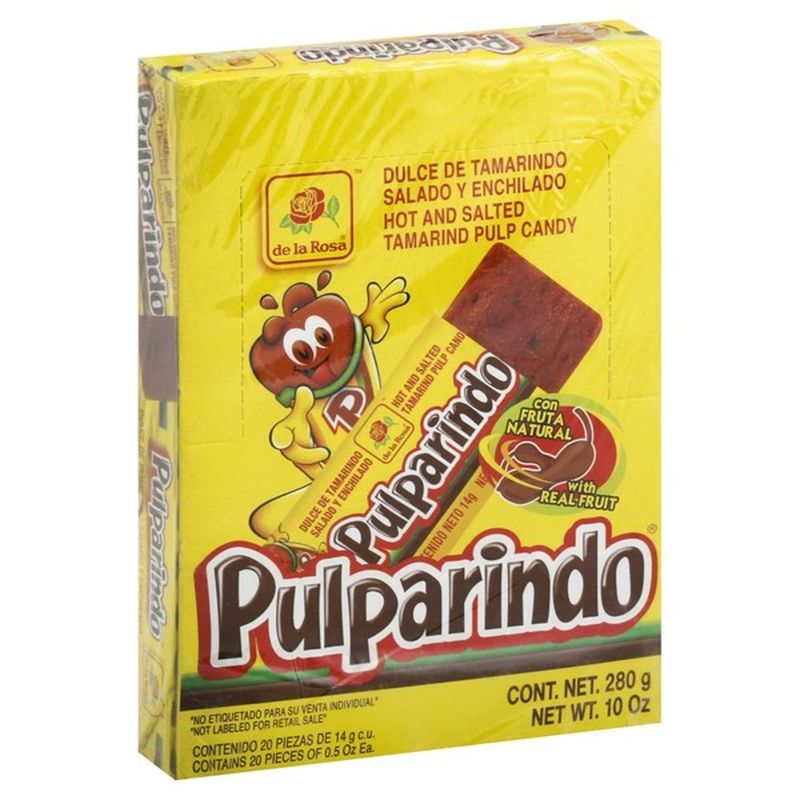 De La Rosa Candy, Hot and Salted, Tamarind Pulp (20 each) - Instacart
