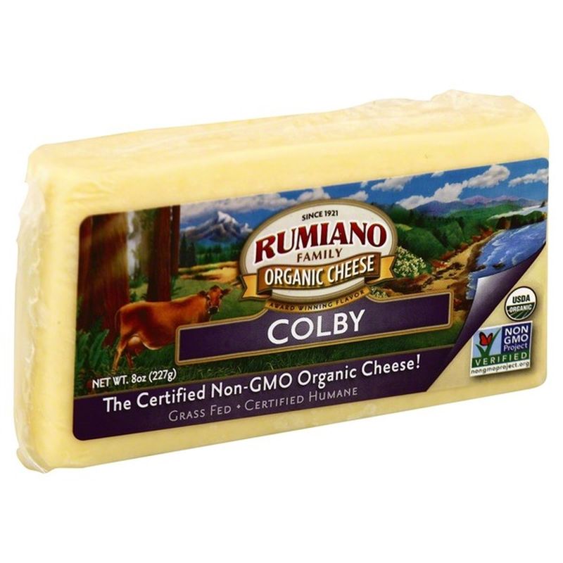 Rumiano Cheese, Colby, Organic, Vacuum Pack (8 oz) - Instacart