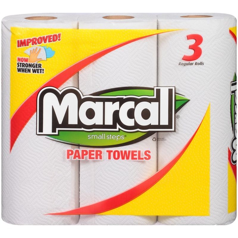 Marcal® 2-Ply Regular Roll Paper Towels (3 each) - Instacart