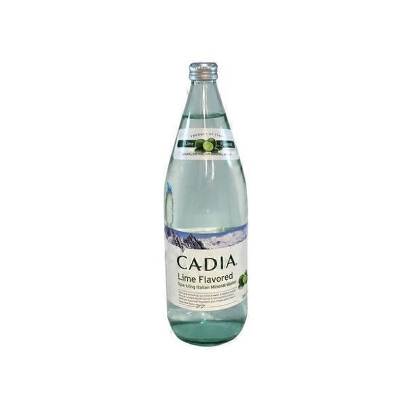 CADIA Sparkling Italian Mineral Water, Lime (33.8 oz) - Instacart