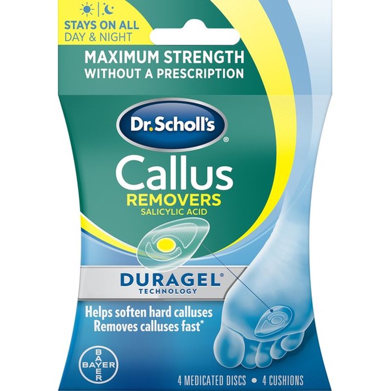 Dr. Scholl's Callus Removers, Maximum Strength, Salicylic Acid (4 each ...