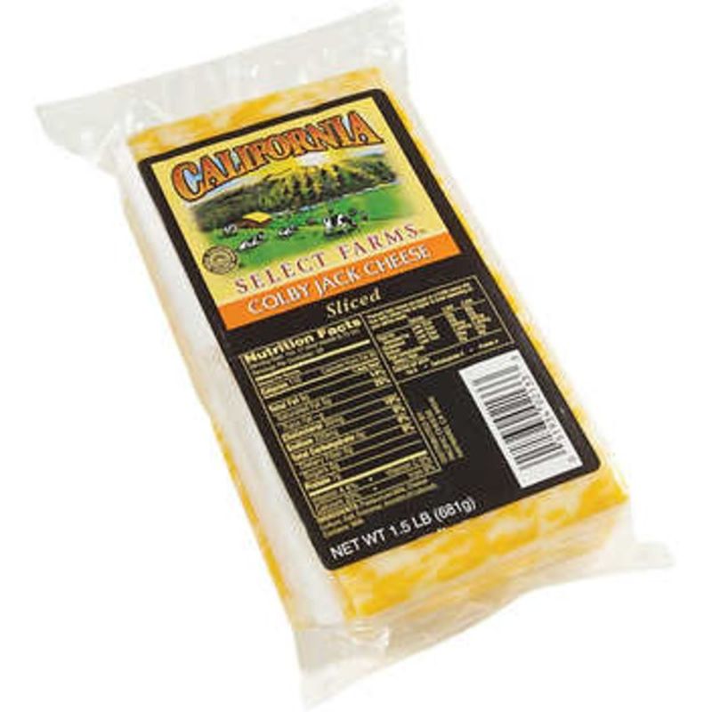 California Select Farm Sliced Colby Jack Cheese (1.5 lb) - Instacart