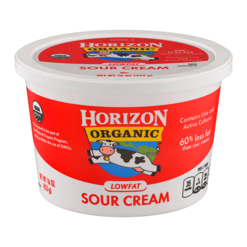 Horizon Organic Lowfat Sour Cream (16 oz) - Instacart