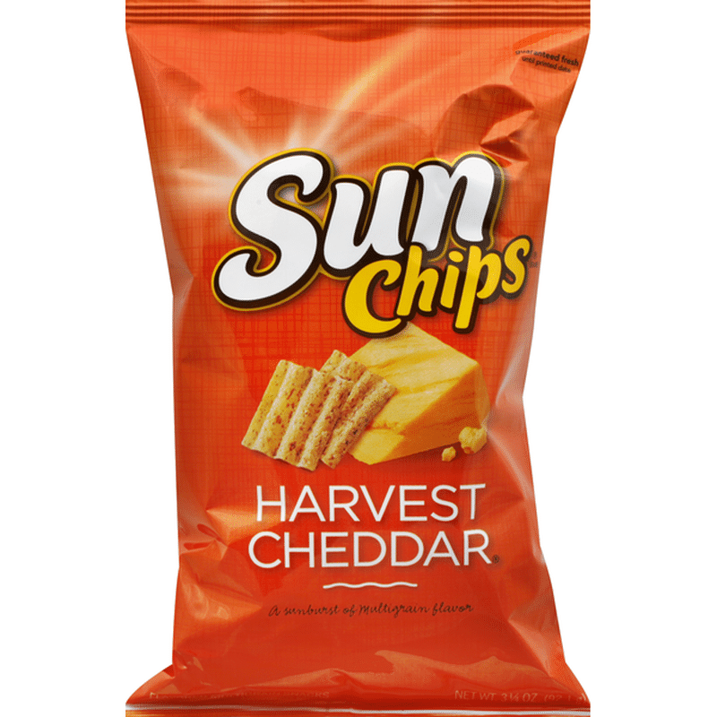 Sun Chips Multigrain Snacks, Harvest Cheddar (3.25 oz) - Instacart