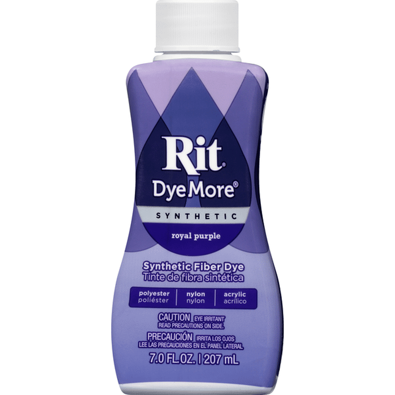 Rit Synthetic Fiber Dye, Royal Purple (7 oz) - Instacart