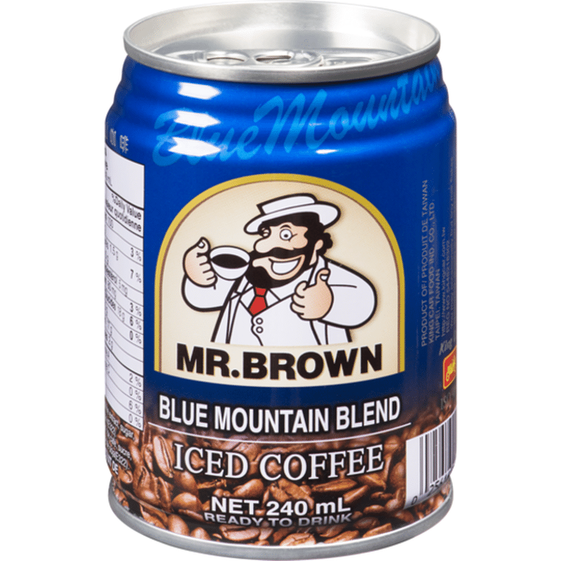 Mr Brown Iced Coffee, Blue Mountain Blend (8.12 oz) - Instacart