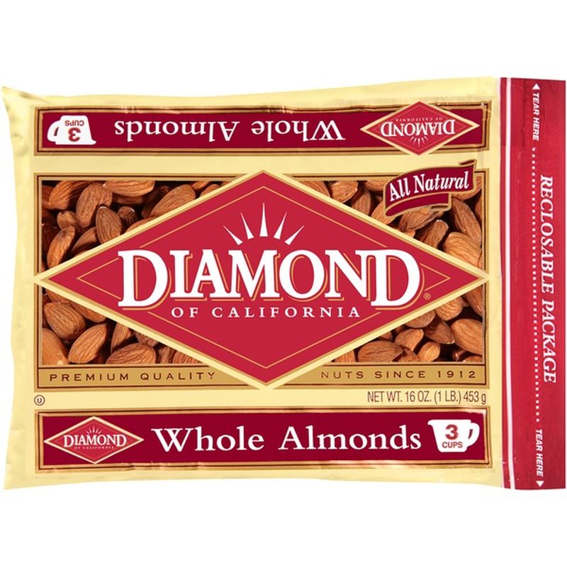 Diamond Of California® Whole Almonds (16 oz) - Instacart