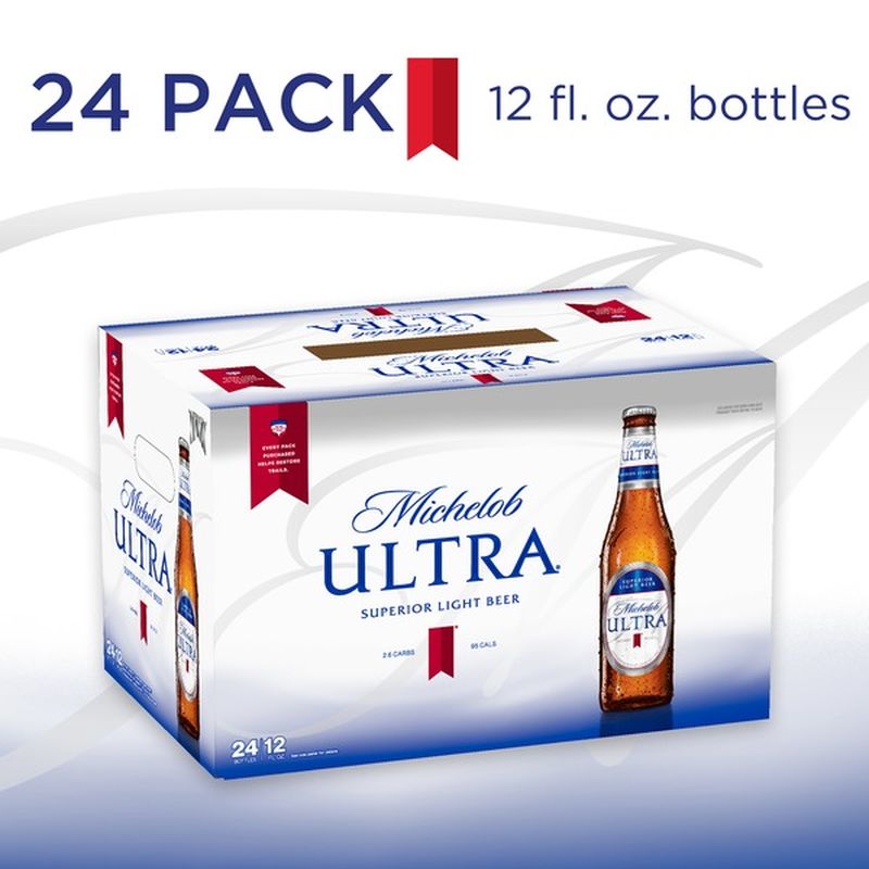 Michelob Ultra Light Beer Bottles 12 Fl Oz Instacart