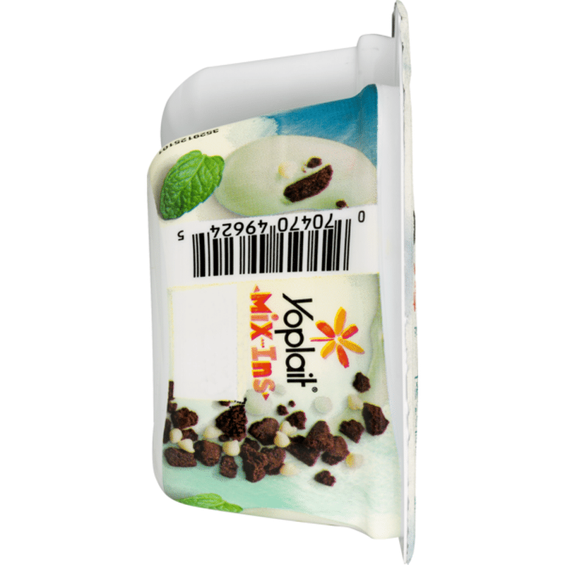 Yoplait Mix Ins Traditional Style Yogurt Mint Chocolate Delight (5.3 oz ...