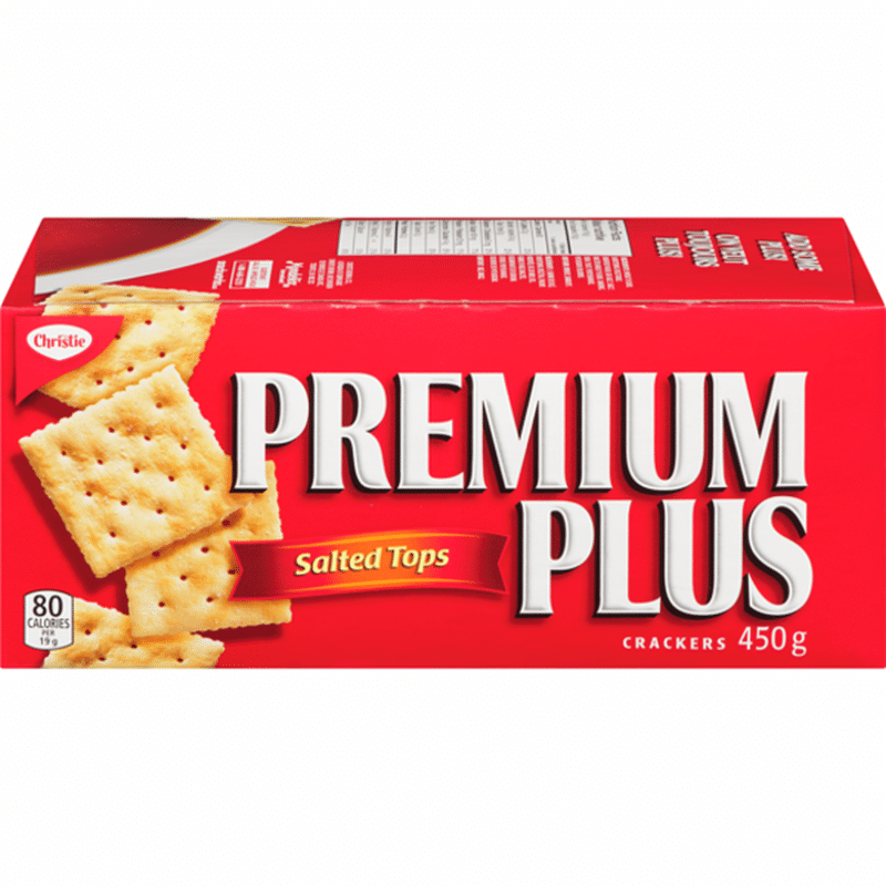 Christie Premium Plus Salted Tops Crackers (450 g) - Instacart
