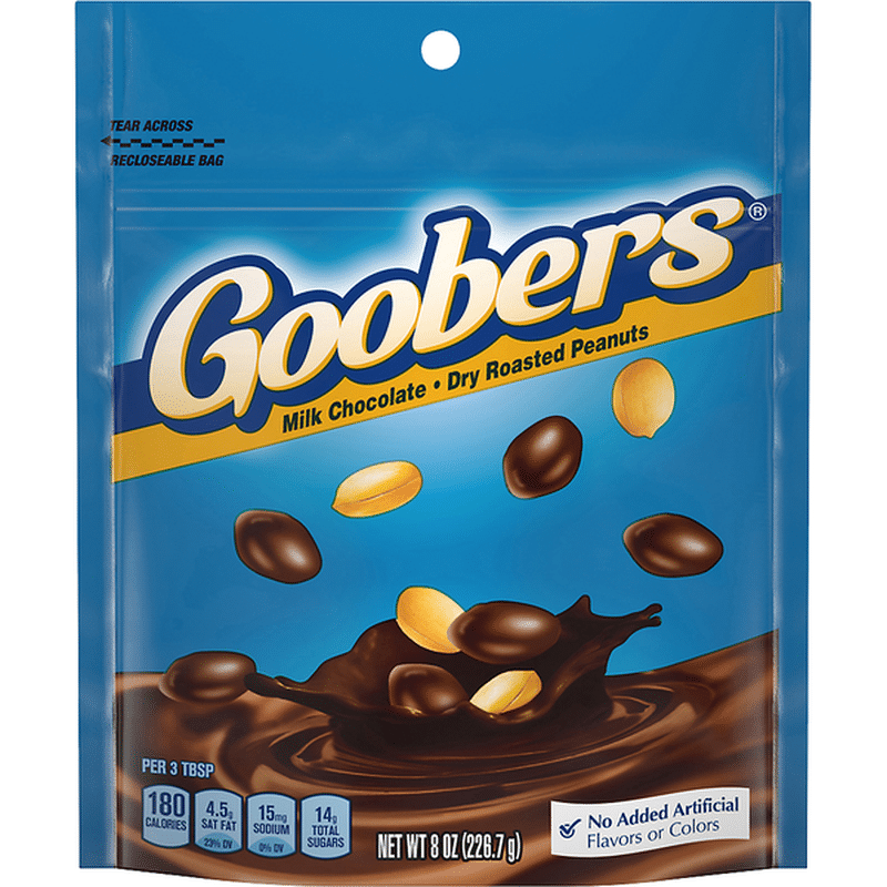 Goobers Milk Chocolate Dry Roasted Peanuts (8 oz) - Instacart