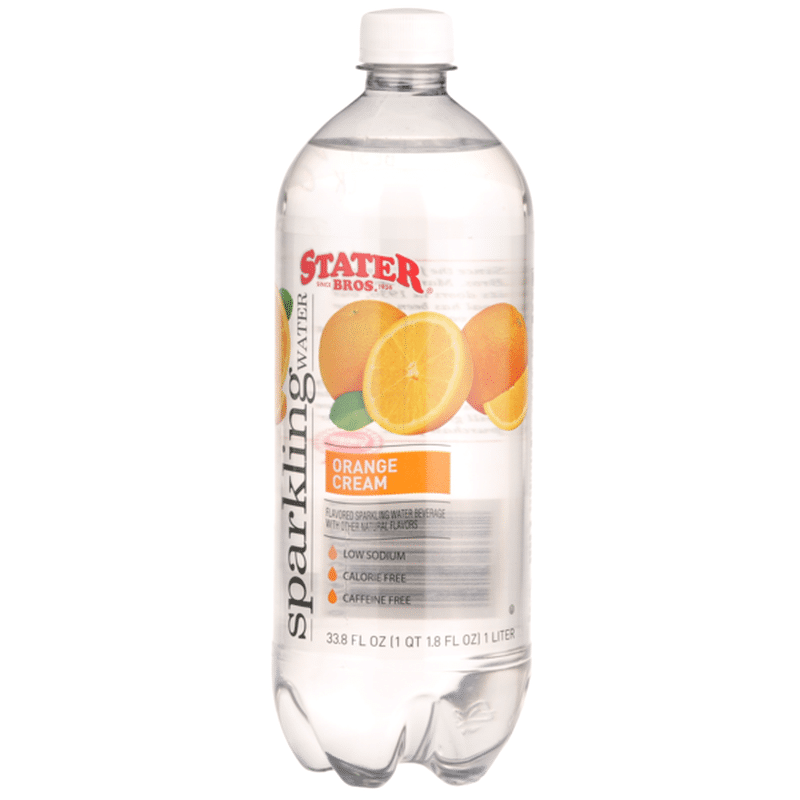 Stater Bros. Markets Orange Cream Flavored Sparkling Water Beverage (33.8 fl oz) - Instacart