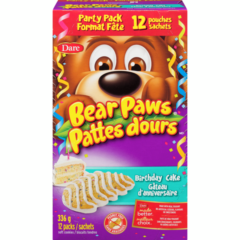 Bear Paws Birthday Cake Soft Cookies (337 g) - Instacart