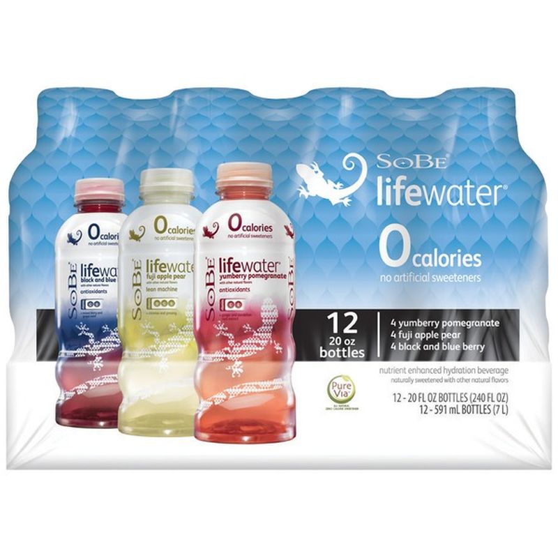 SOBE 0 Calorie Variety Pack Water Beverage (20 fl oz) - Instacart