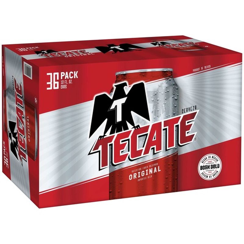 Tecate Original Mexican Lager Beer (12 fl oz) - Instacart